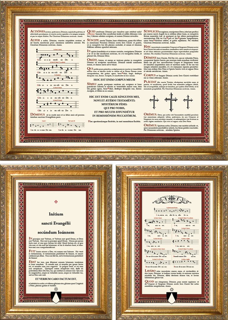 New Liturgical Movement: Altar Cards for Other Western Uses