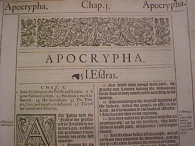 Stoned-Campbell Disciple » Blog Archive » The Apocrypha: Reading ...