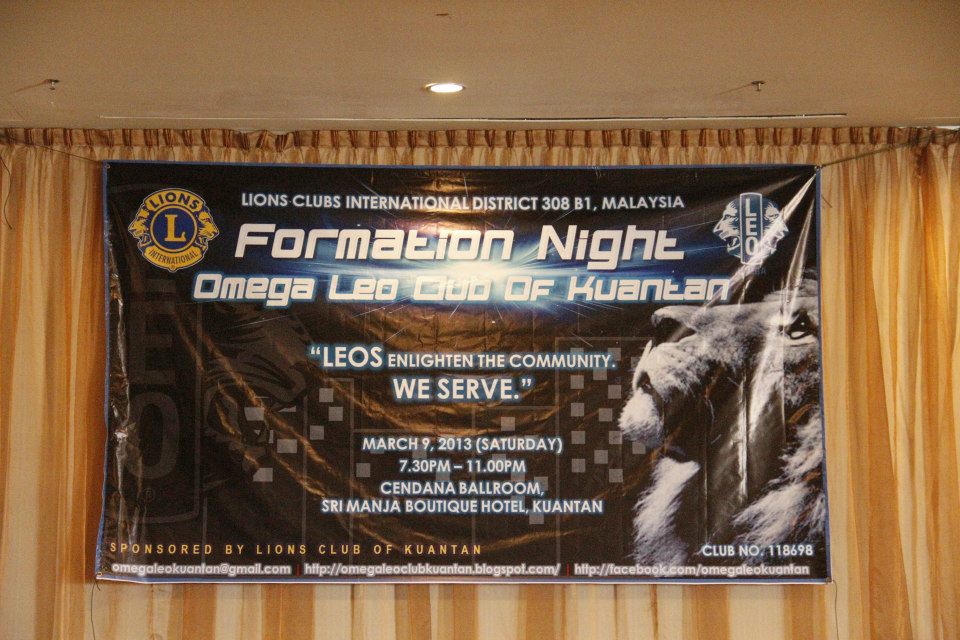 Welcome to Official Blog of OMEGA LEO CLUB OF KUANTAN!: Formation Night ...