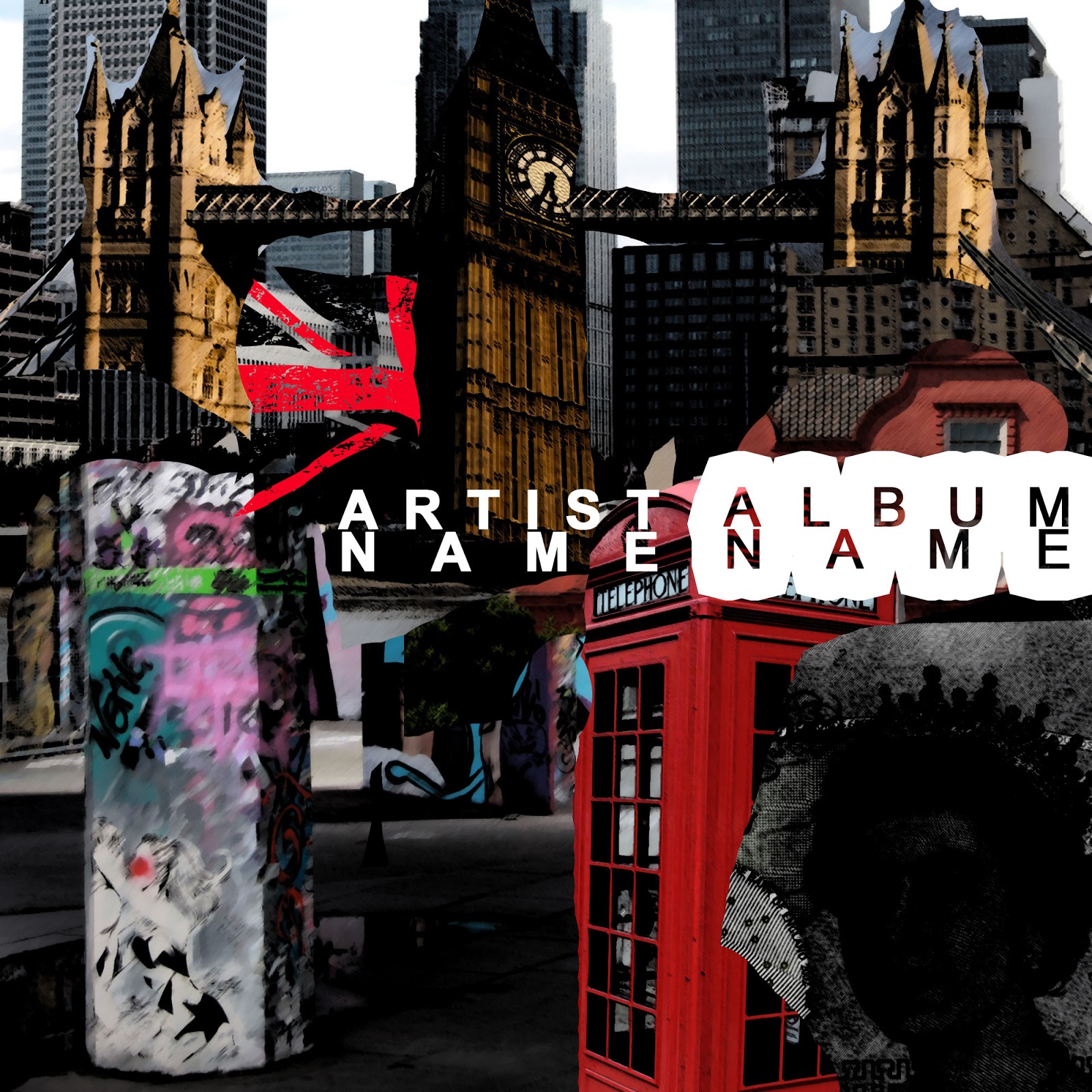 Music single/album/mixtape/CD cover artwork graphic design templates