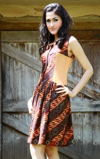10 Model Cantik Dress Batik Modern Terbaru | koleksi dress terbaru
