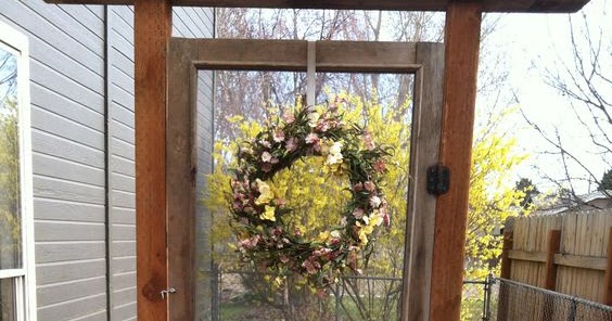 G 4 Gardening: My new Garden Gate made from an old screen door!