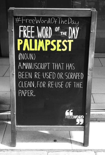 Bonnie's Books: Palimpsest