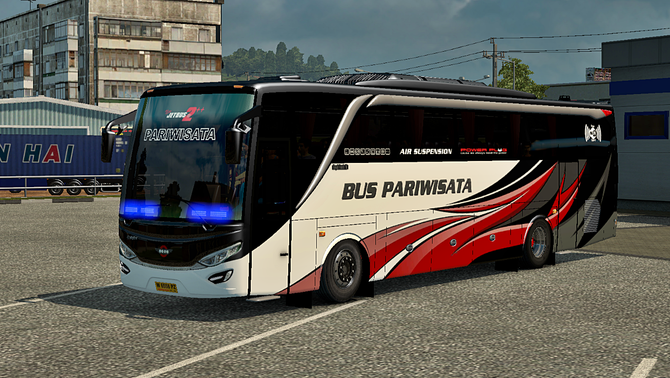Livery JetBus Setra HD2 Adiputro | Elank Dwi Anggara