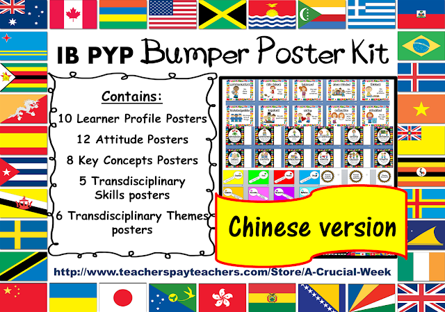 A Crucial Week: IB PYP Posters in Chinese