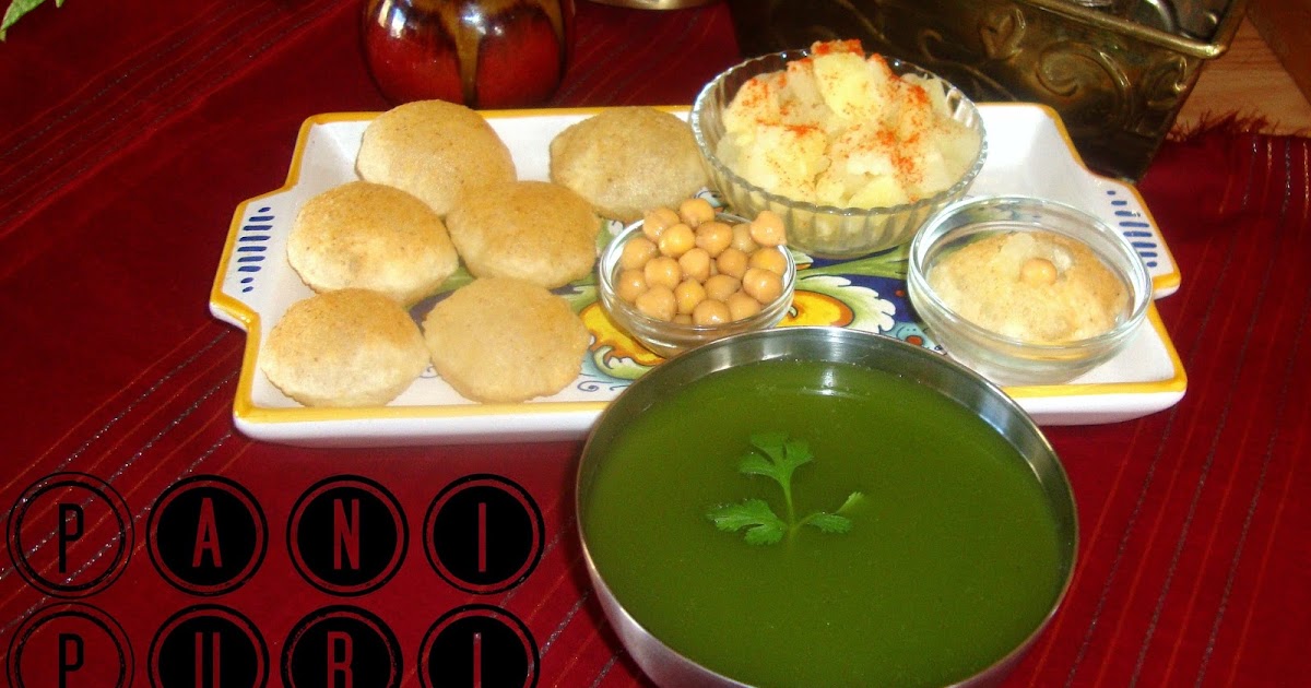 Sailaja Kitchen...A site for all food lovers!: Pani Puri Recipe / Pani ...
