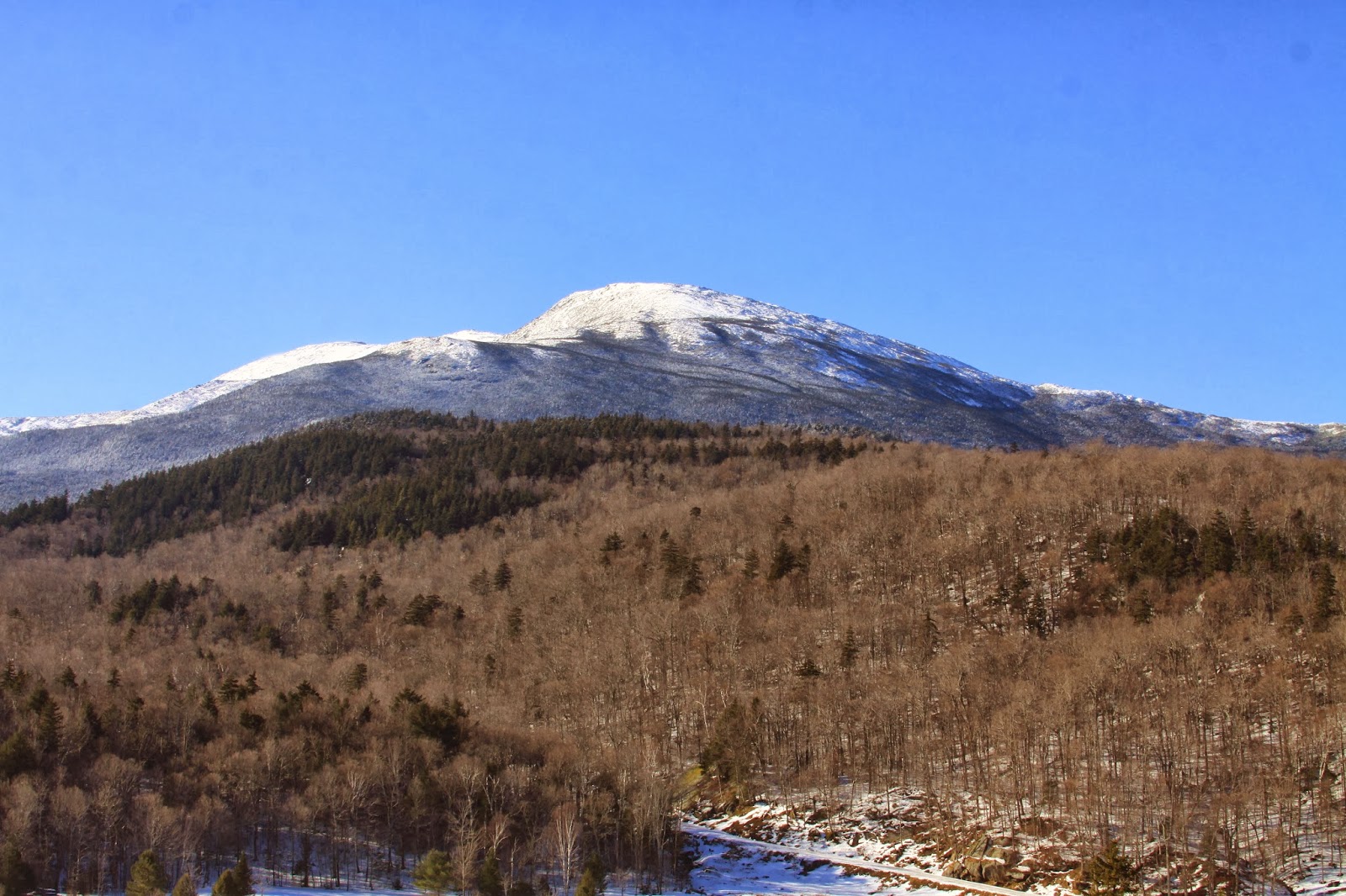 The Presidential Trail - The Scenic Turnout through Pinkham's Notch