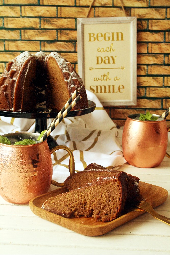 Desirvientadas: Chocolate & Peanut Butter Bundt Cake