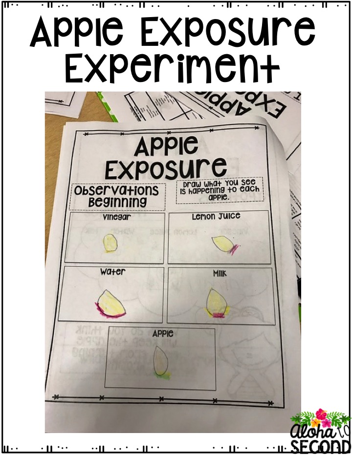 Aloha to Second: Apple Exposure Experiment