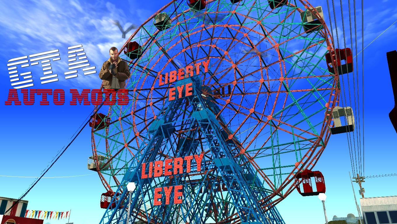 GTA AUTO MODS : SA - Roda gigante do GTA IV para GTA SA