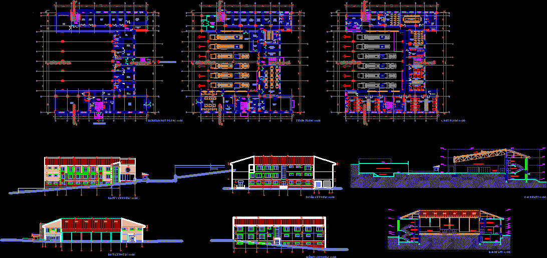 Firestation Project | DWG File - All in one ARCHITECTURE
