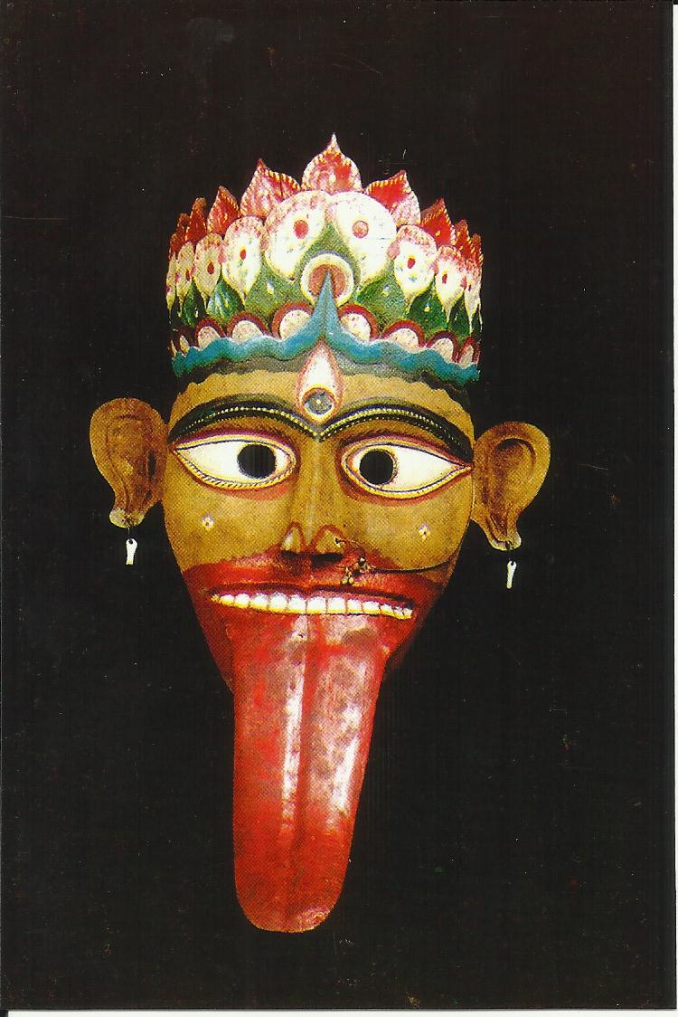 Heritage of India: Masks Post Cards of Indian Museum
