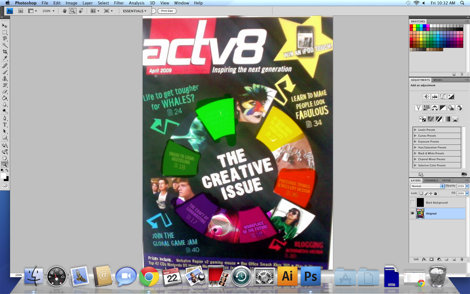 Jacob : Actv8 magazine cover: Jacob