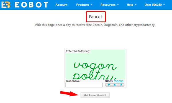 EOBot – Mineradora em Nuvem de Criptomoedas - BitCoin Faucets Brasil