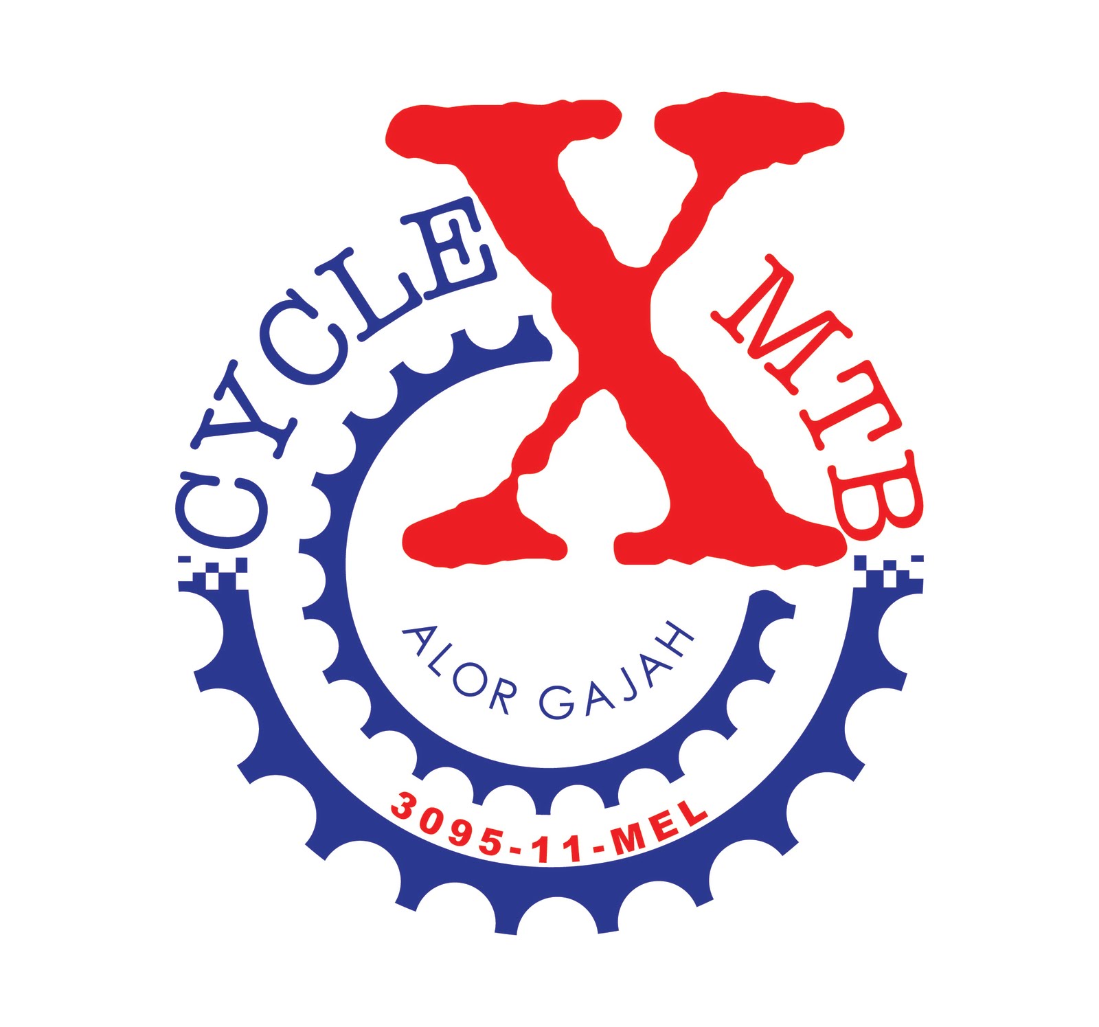 cycle X mtb: logo berpendaftaran...