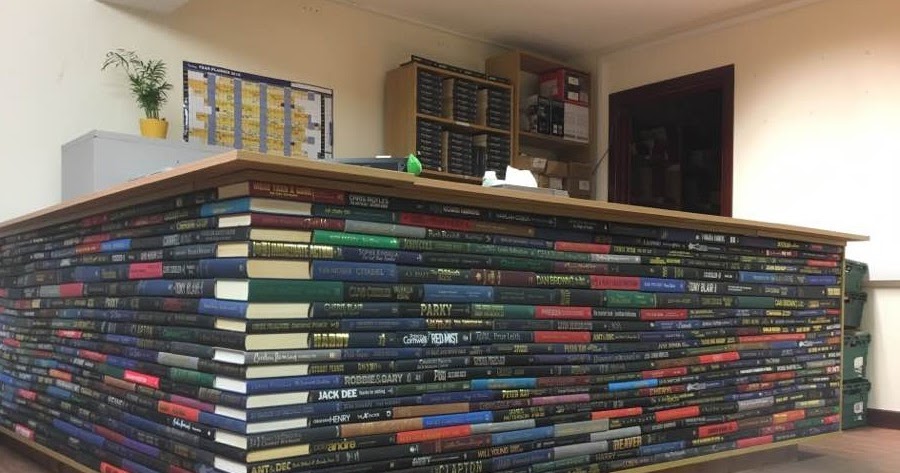 Bookshelf: Goldstone Books reception desk