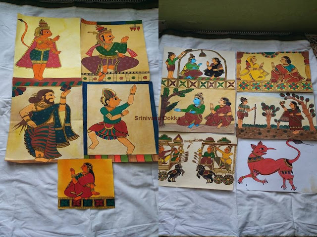 Heritage of India: These are some Pinguli Chitrakathi paintings in my ...