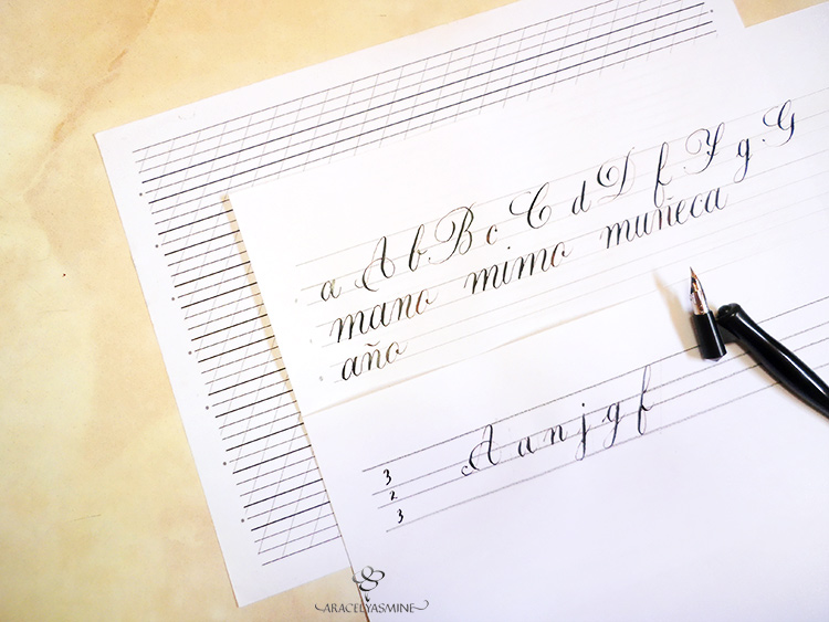 ¿Cómo hacer mis plantillas para caligrafia? | Aracelyasmine - Repujado ...