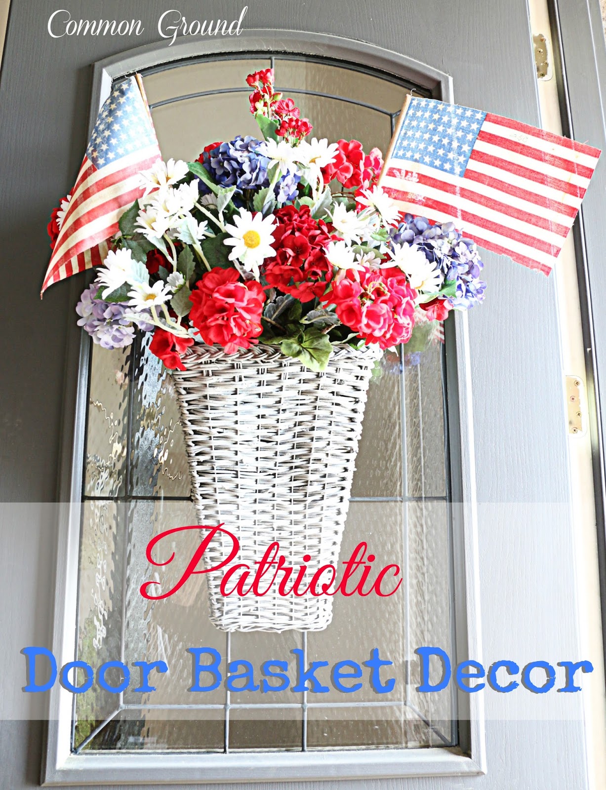 common ground : Patriotic Door and Windowbox