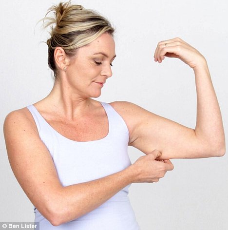 only for woman: 3 Steps to Tighten the Upper Arm