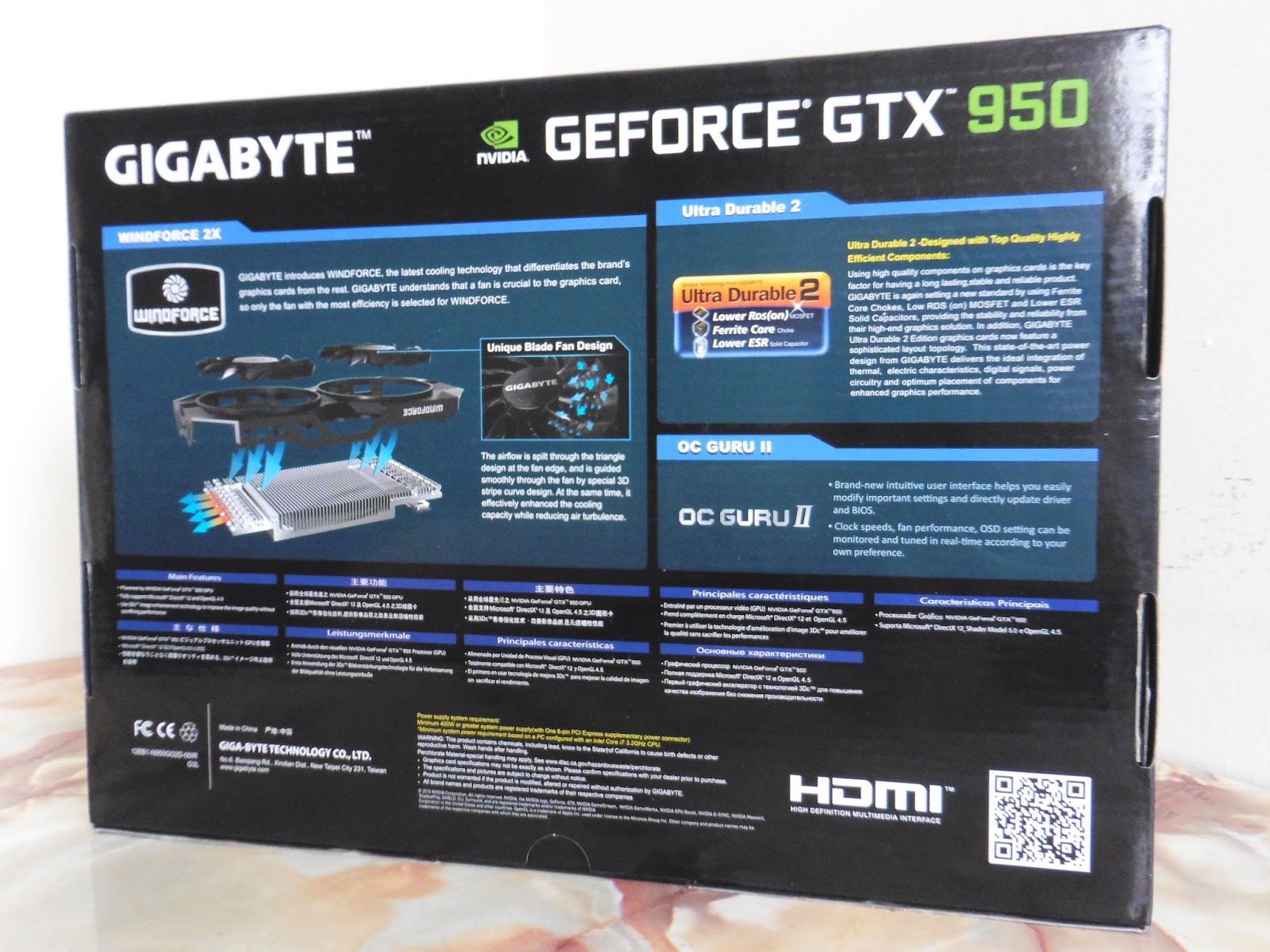 Unboxing & Review: Gigabyte GTX 950 WindForce OC 2GB