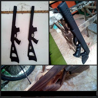 jual laras senapan angin: popor senapan angin | bulpup dan brend (AK)