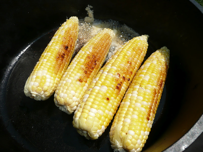 Everyday Dutch Oven: Pan Seared Corn on the Cob