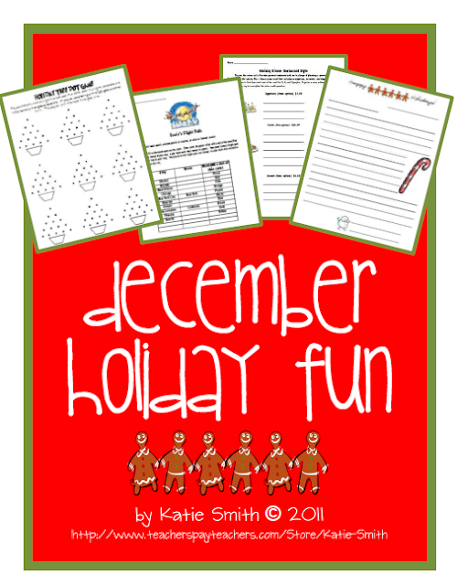 Classroom Freebies Too: December Holiday Fun Activities