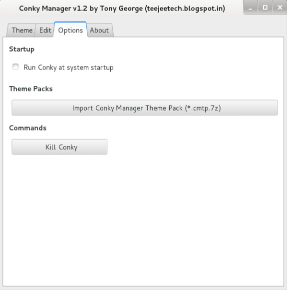 Dagoland: Conky Manager para Debian, Ubuntu e derivados