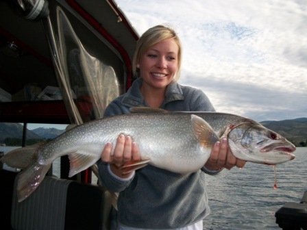Hot Fishing Babes: Real Girl Catching Salmon