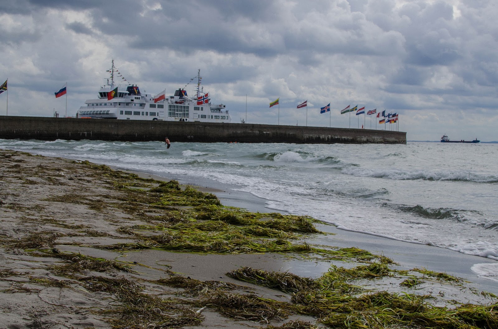 The Things I Enjoy: The Tropical Beach in Helsingborg almost empty ...