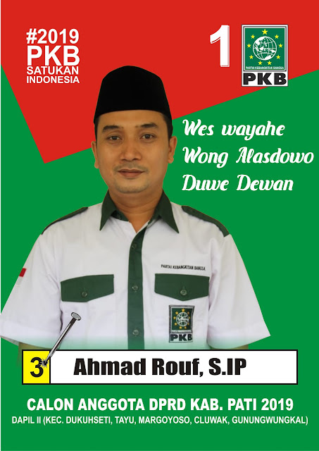 Contoh Banner / Spanduk Calon DPRD - Design Banner Pamflete