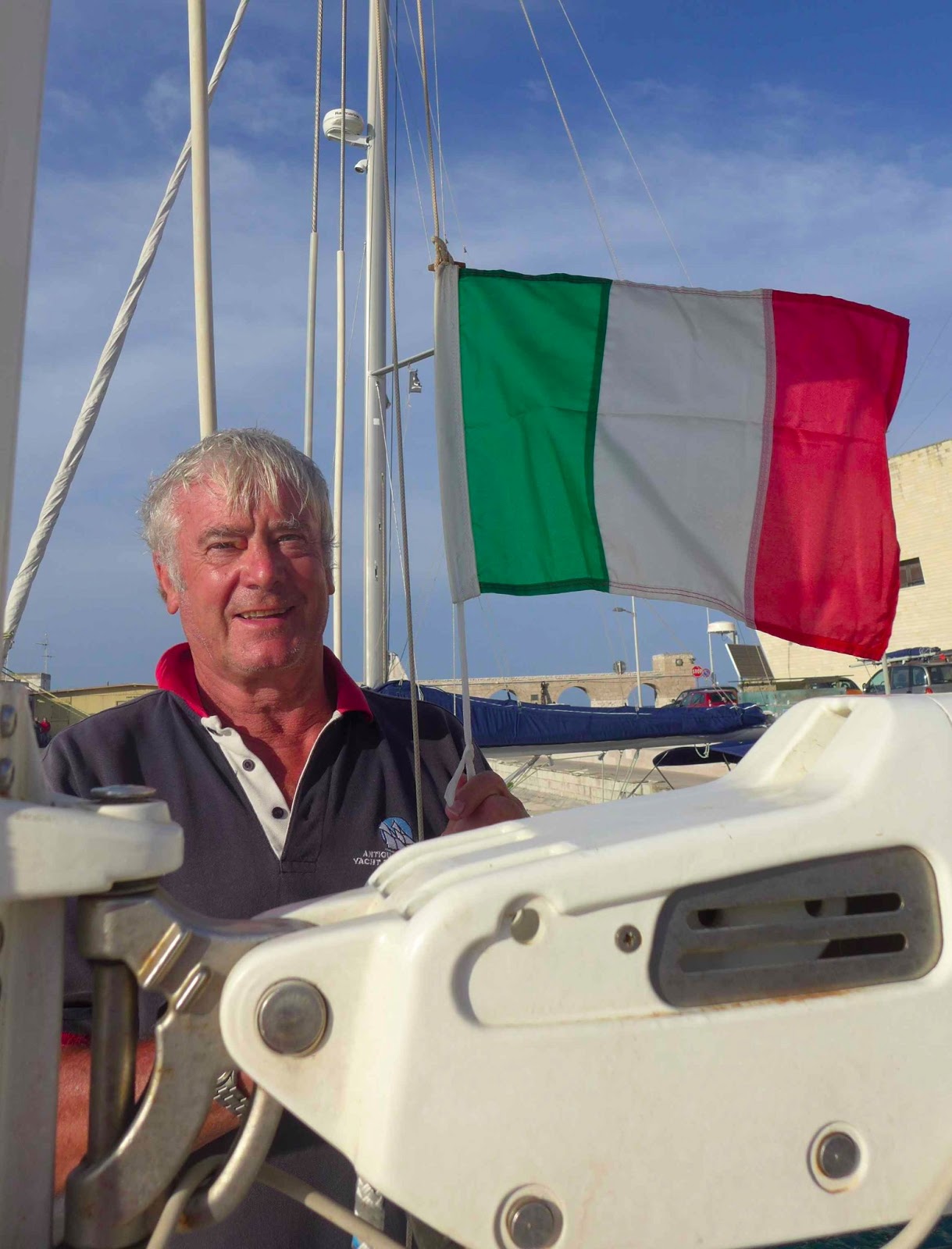 SlaterSailing2013: Our first sail....... From Corfu to Otranto