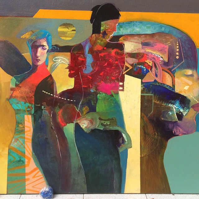 Camila Reveco : Luis Alberto López Cruz: "Para mí pintar es una fiesta"