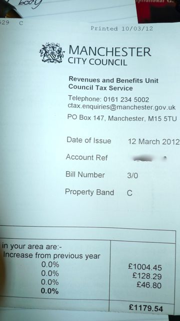 silencing the bell: Work Whinge of the Week: Council Tax Bill Day