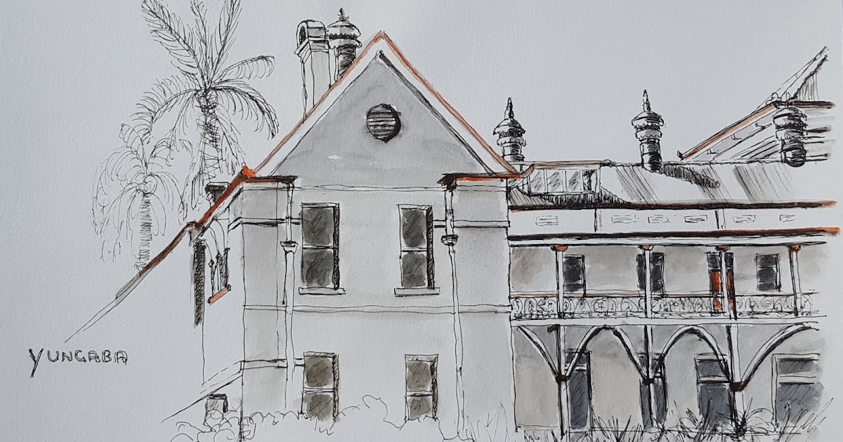 Judy-Joy Bell's URBAN SKETCHES: YUNGABA - "The Residences"