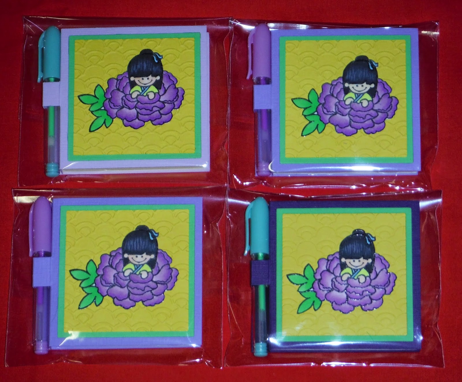 HAVE A SCRAP HAPPY DAY: Another Flower Girl Post It Note Pad