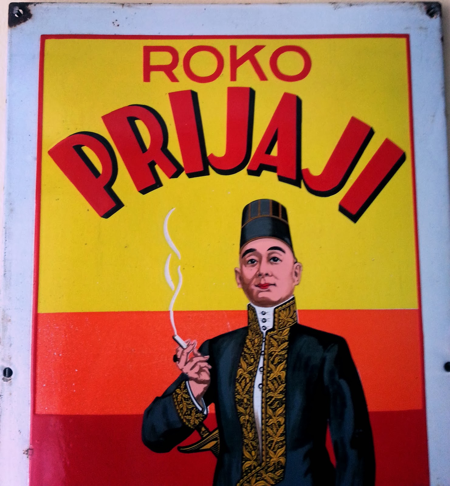 Hiasantempoedoloe&...: Iklan Enamel ROKO PRIJAJI SIGARET