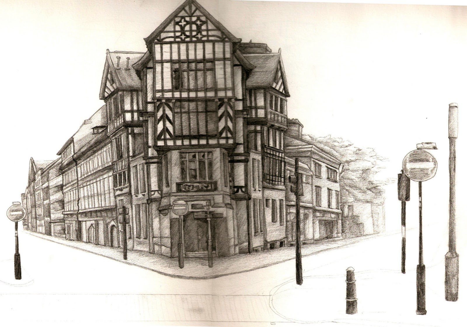 Dango 'The Incredible' Mango: Work Review ~Two-Point Perspective