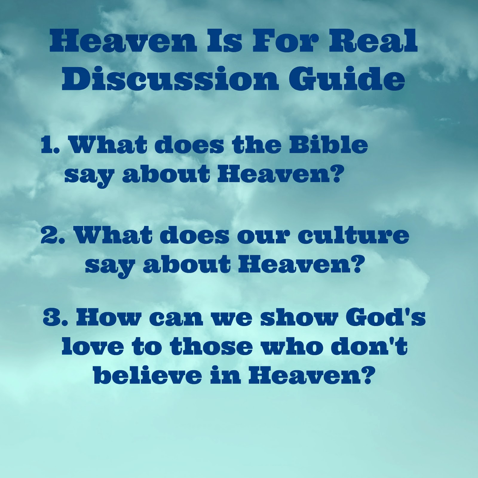 Yes, Heaven is For Real: Family Activity Guide