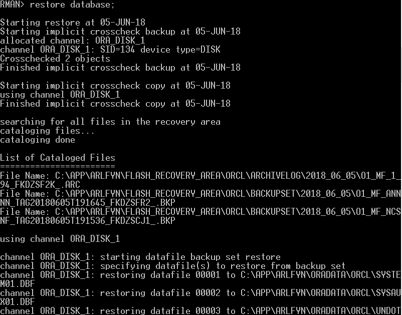 Information System: Cara melakukan Hot Backup pada Oracle