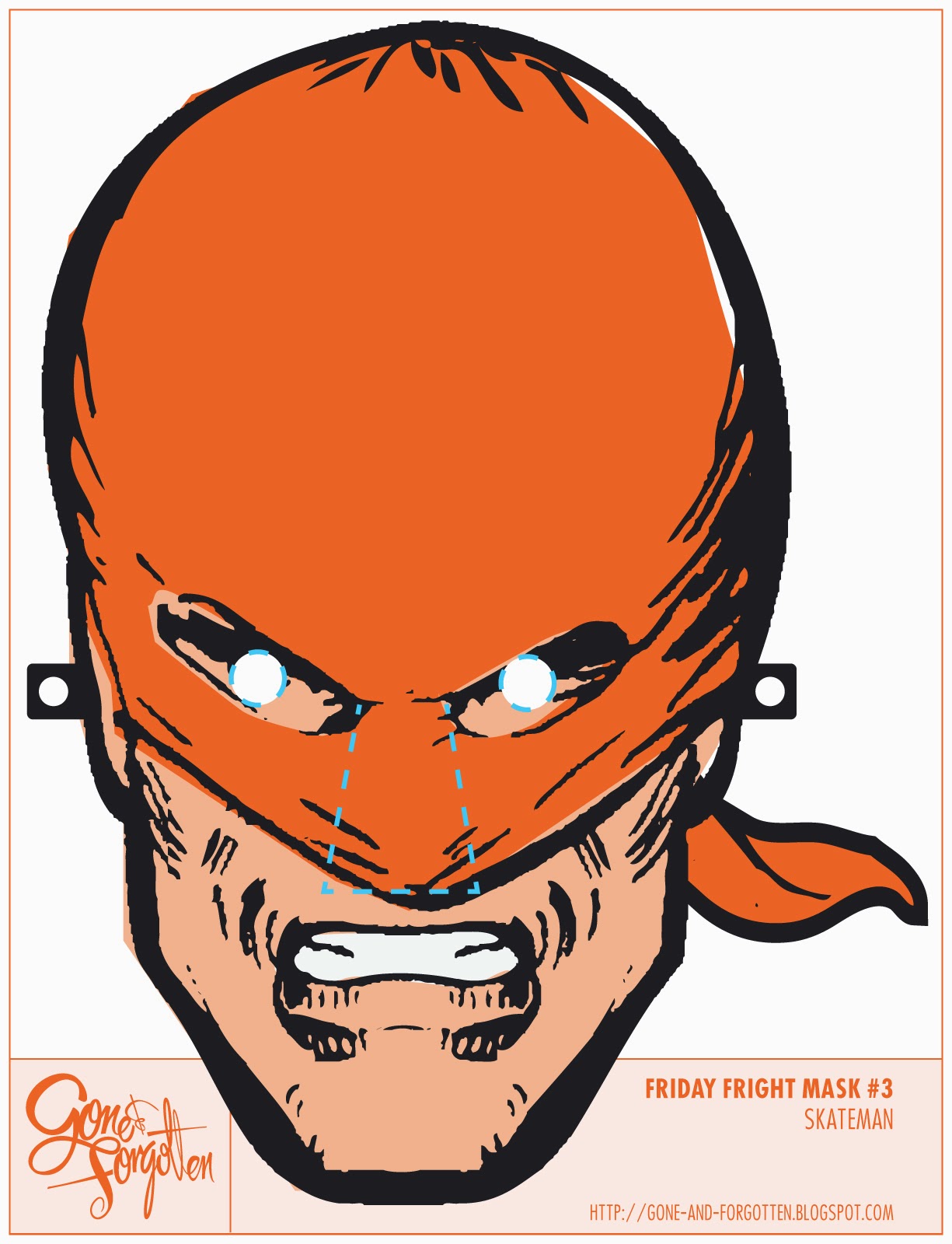 Gone & Forgotten: FRIDAY FRIGHT MASK - SKATEMAN