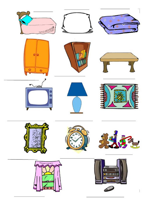 English at Ntra. Sra. de la Antigua School.: Bedroom objects