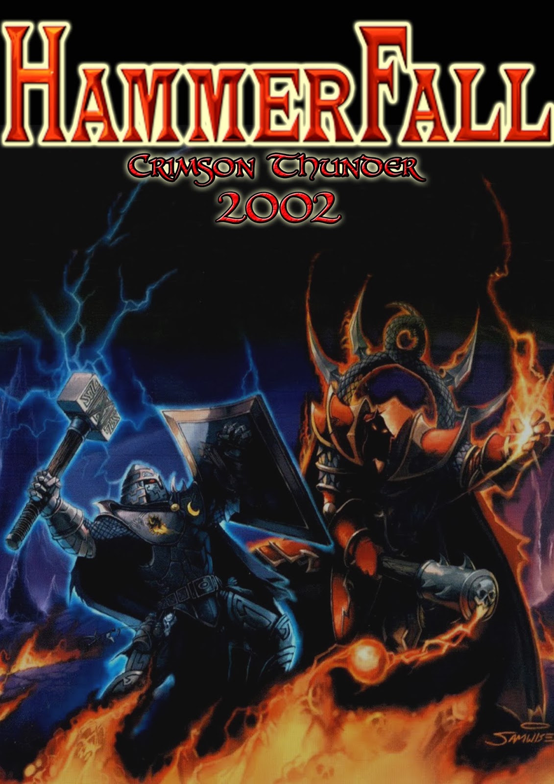 Metal Wallpaper Nash: HammerFall Crimson Thunder