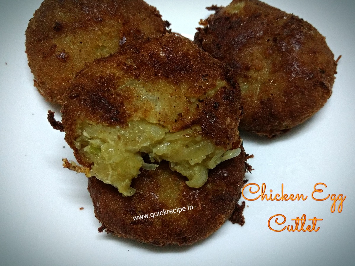 Chicken Egg Cutlet