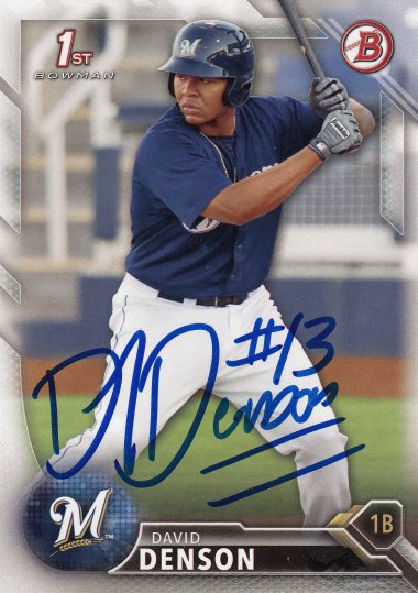 Daily Autograph: David Denson