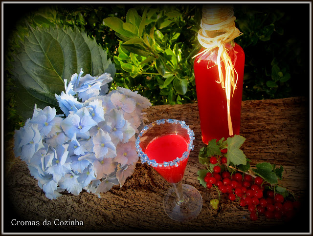 cromas da cozinha: Licor de Groselha