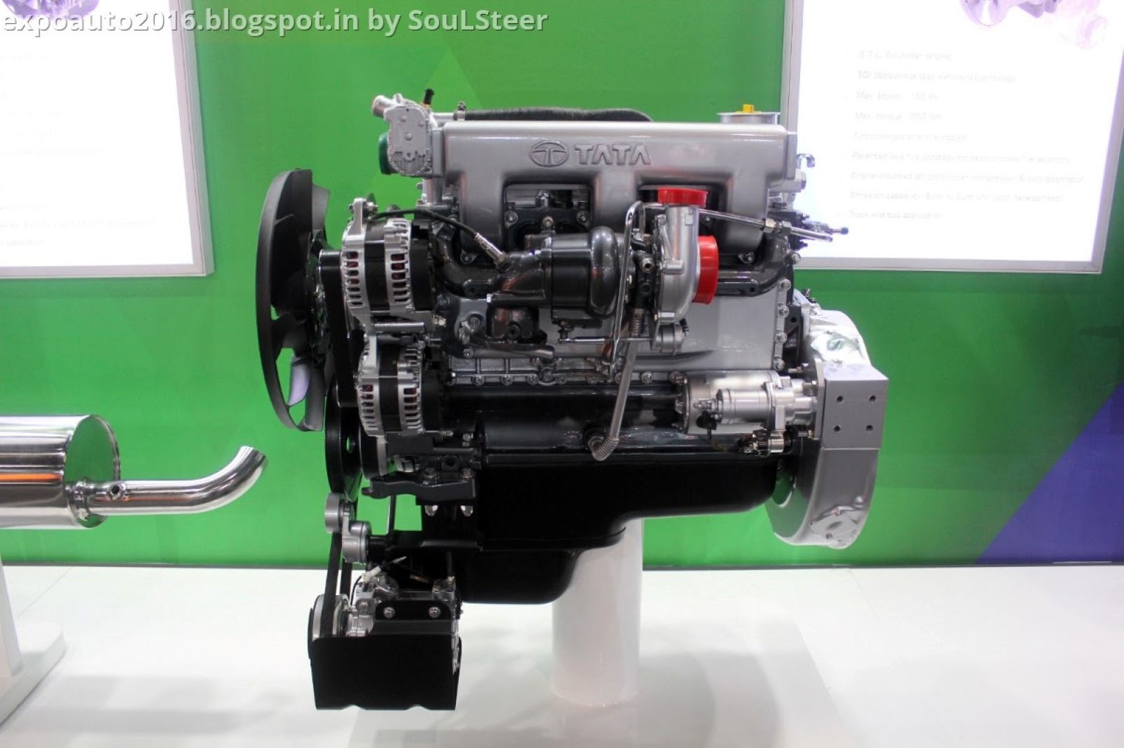 Auto Expo 2016 by SouLSteer: Tata 3.3L, 5L, 5.7L CNG engine and G550 ...