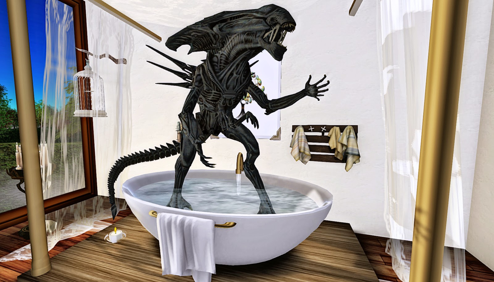 Alien in your Bathtub
