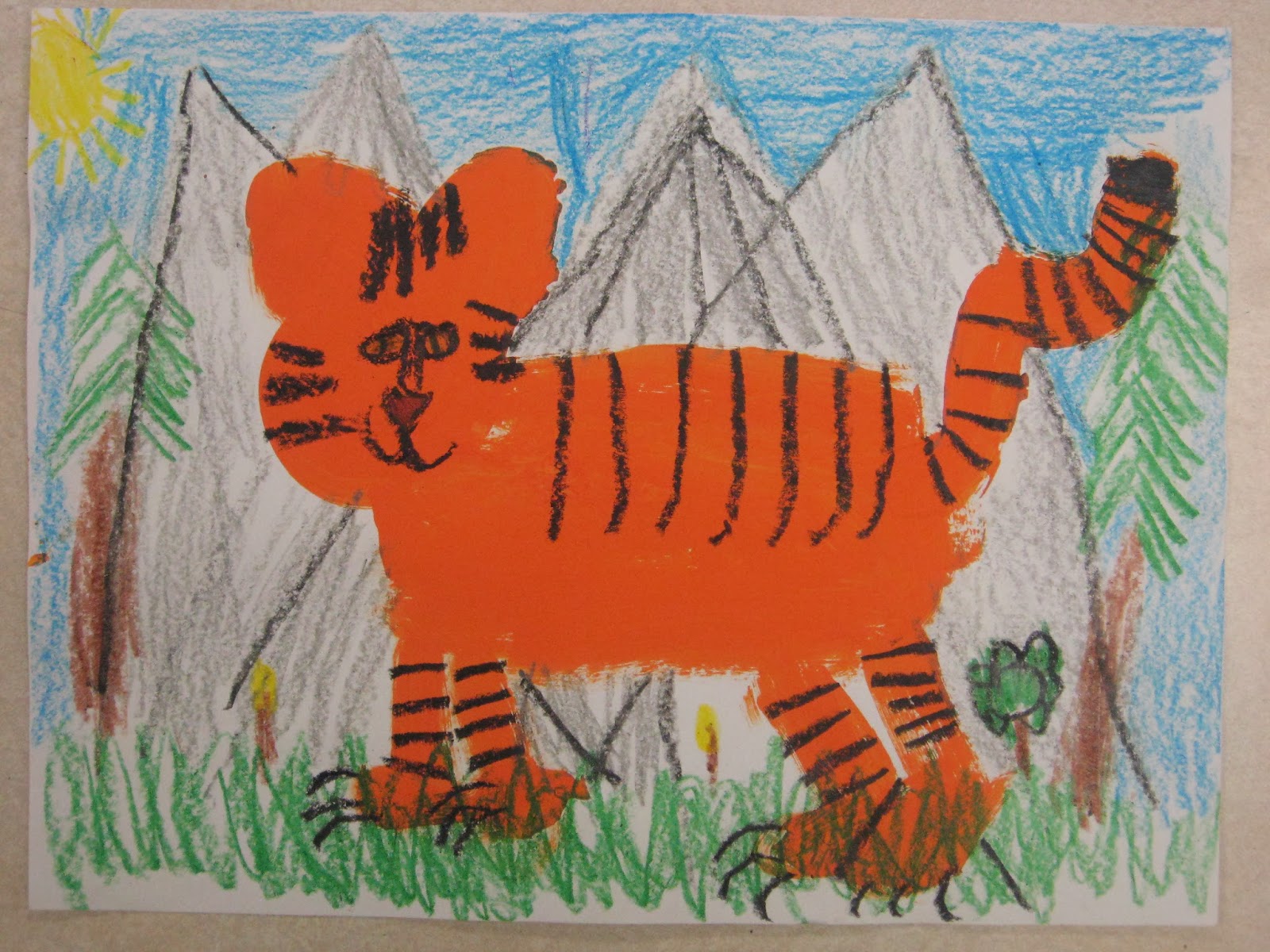 Miss Young's Art Room: 1st Grade Tigers